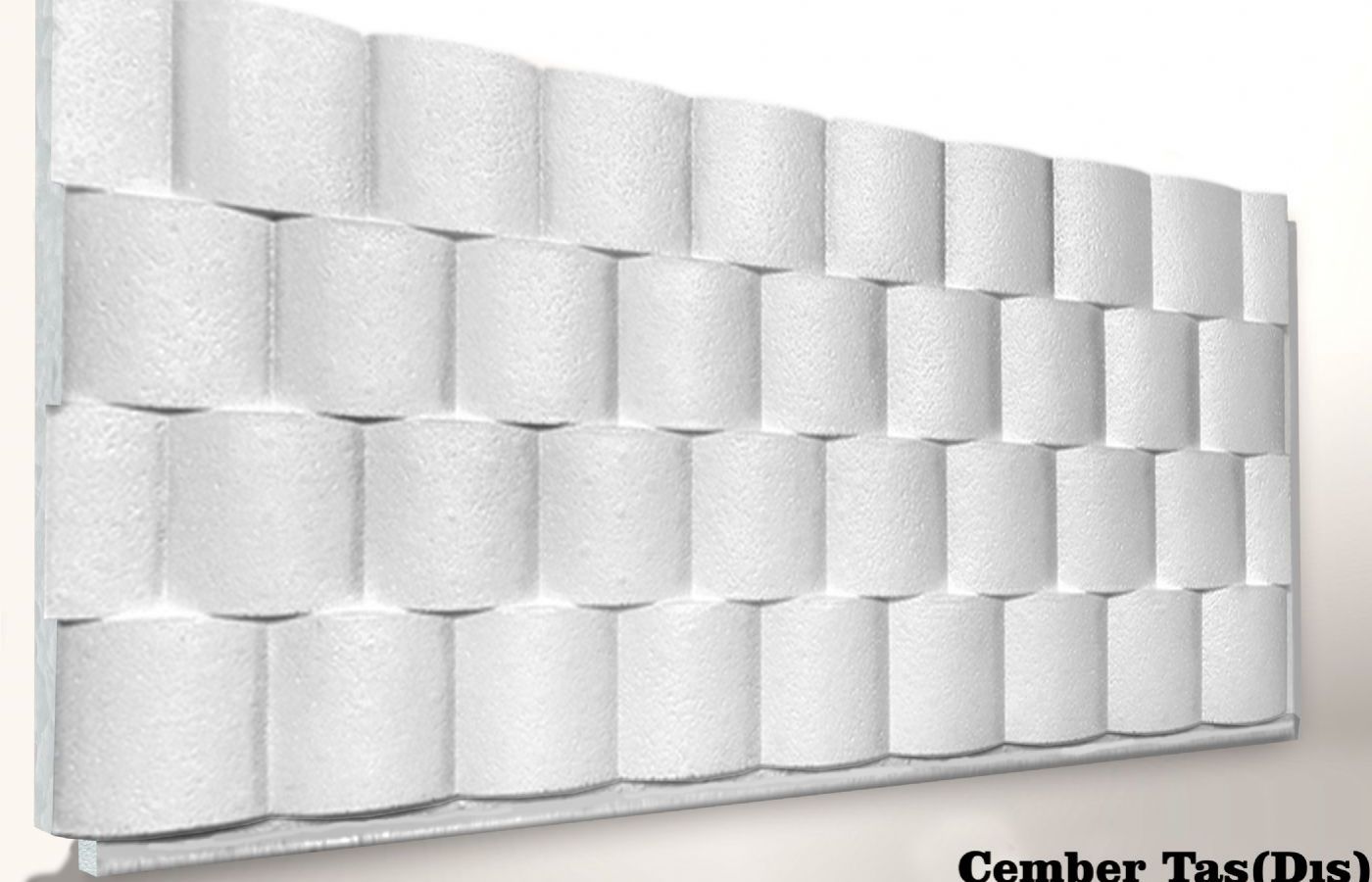 Çember Enjeksiyon Dış Cephe Duvar Paneli dayanıklı ve hafif yapısıyla ...